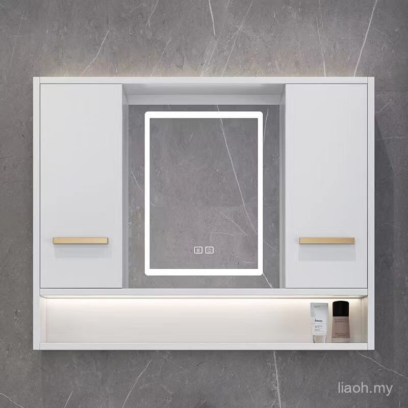 Hidden Mirror Cabinet Smart Storage Combination Sliding Door Makeup ...
