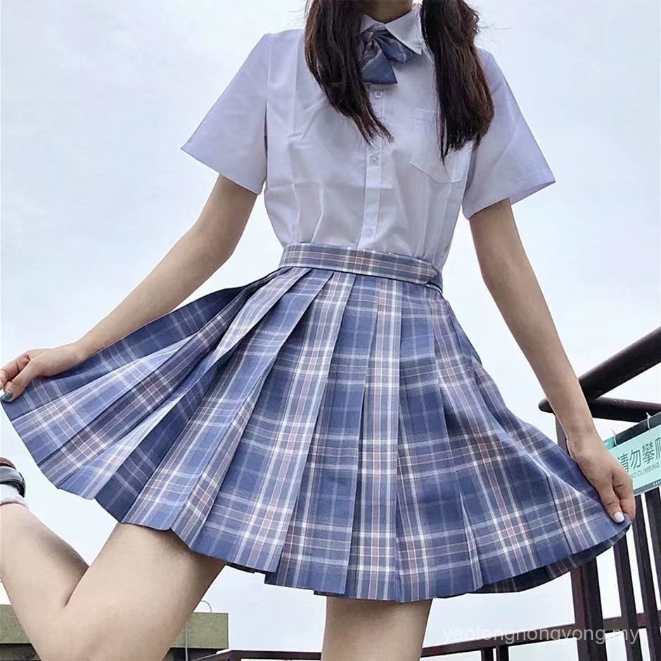 Pakaian seragam sekolah persembahan JK skirt kotak-kotak seragam rok ... Pakaian seragam sekolah persembahan JK skirt kotak-kotak seragam rok ...