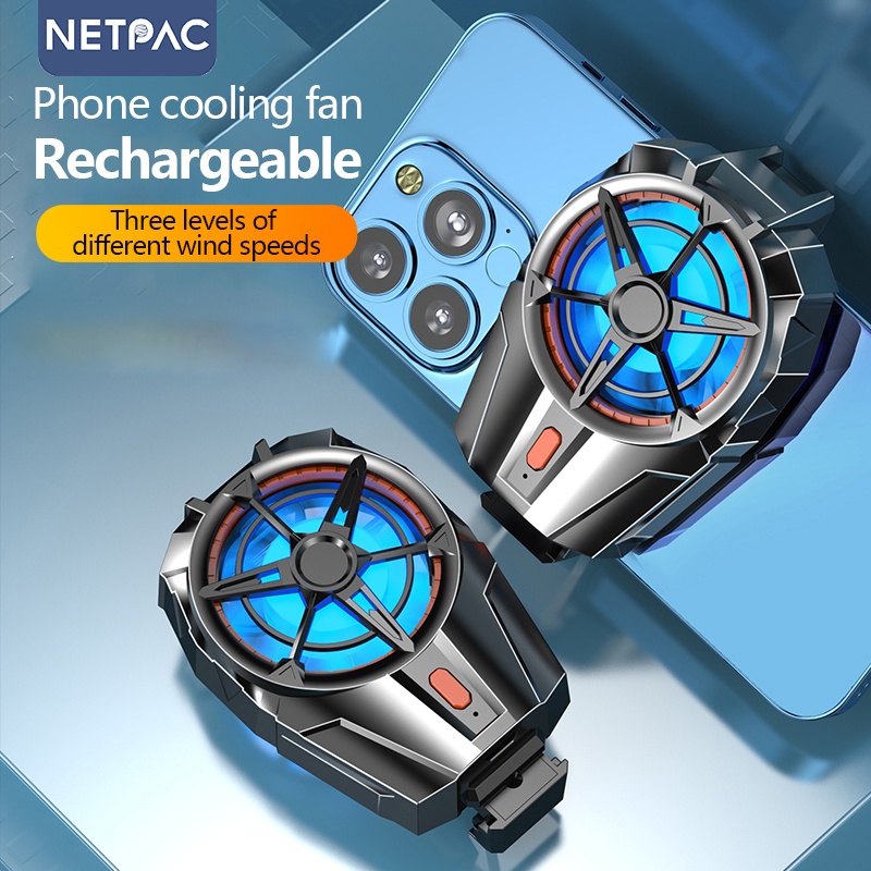 Wireless Phone Cooler For Gaming Portable Rechargeable Cooling Fan For ...