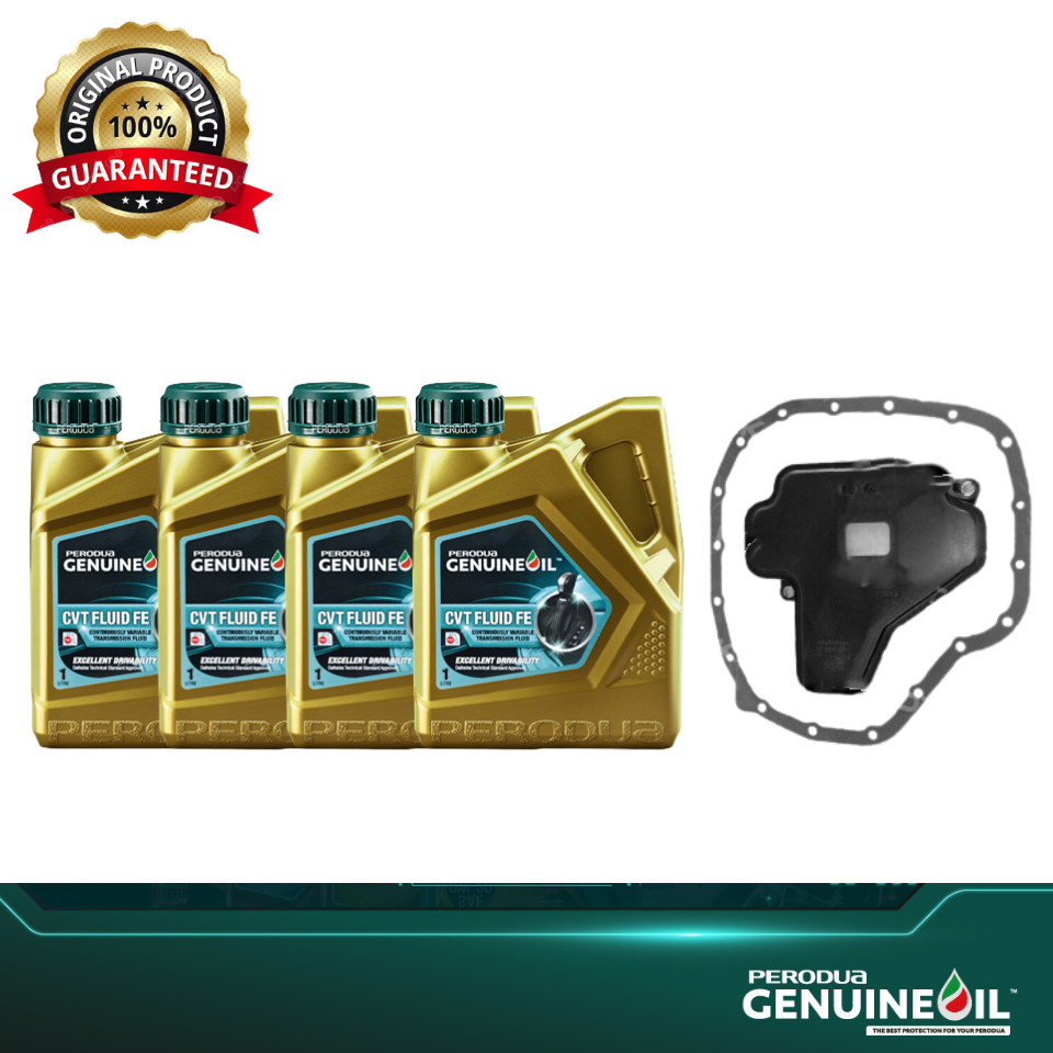 PERODUA FE CVT 1Lx4pcs + AUTO TRANSMISSION FILTER PERODUA ATIVA 1.0 ...