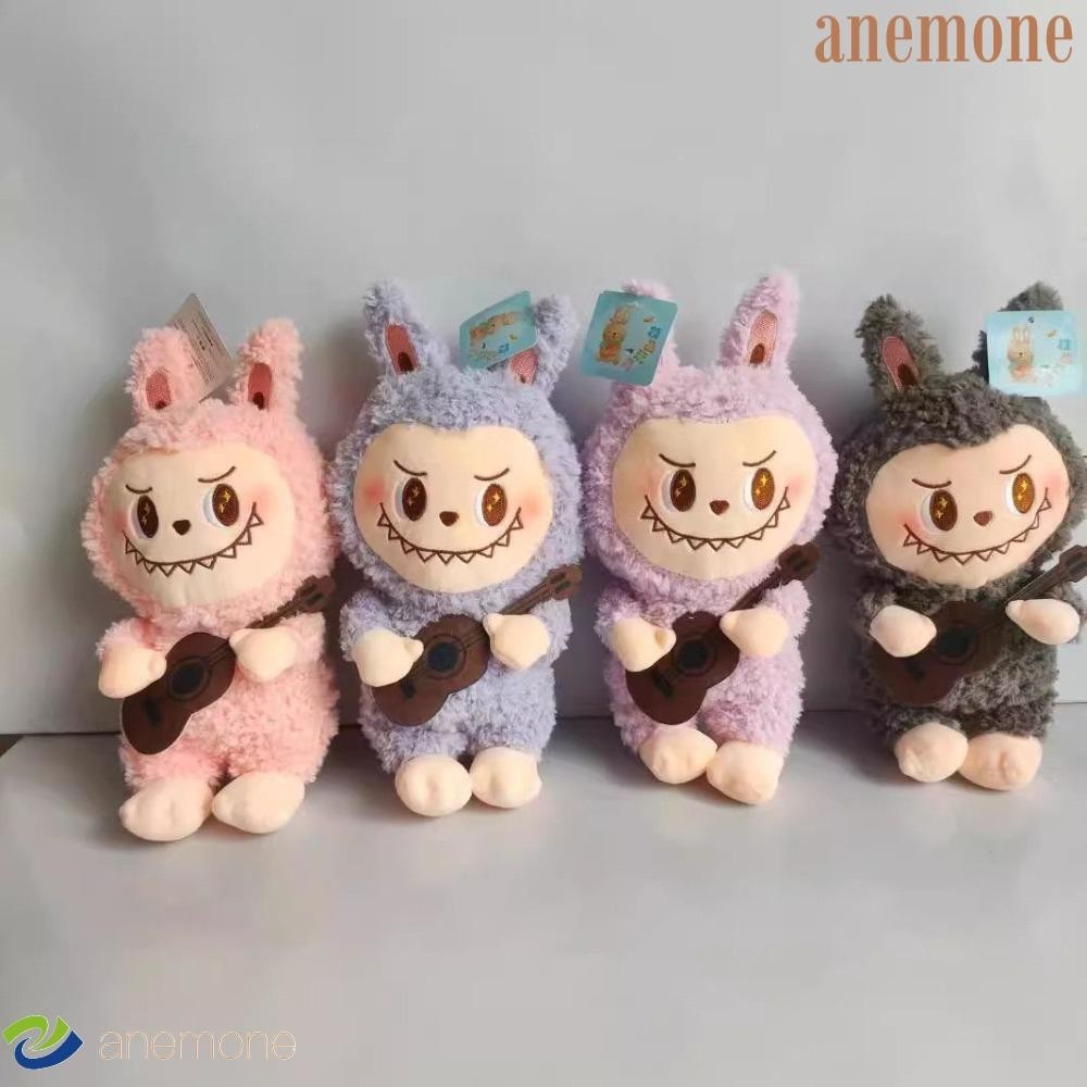 ANEMONE Labubu Plush Doll, Guitar Simulation Labubu Plush Toys, Cute ...
