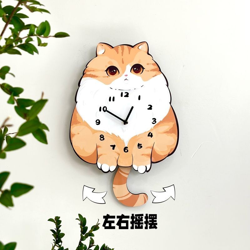 Spot goods digital clock muji clock jam loceng Kucing kartun comel ...