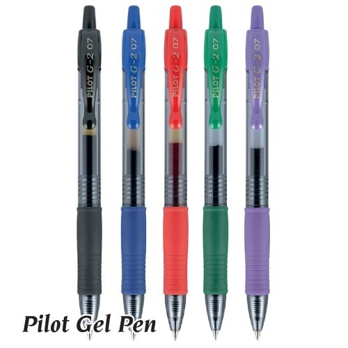 Pilot G2 Gel Pen 0.5mm 0.7mm 1.0mm | Pilot G3 Gel Pen | Pilot G2 Refill ...