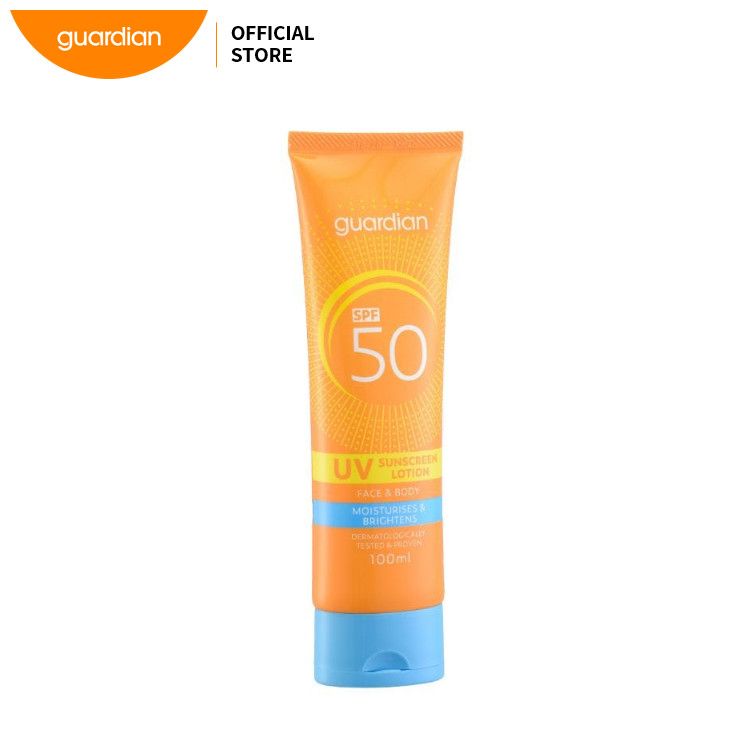Guardian Face & Body Uv Sunscreen Lotion Spf50 100ml | Shopee Malaysia