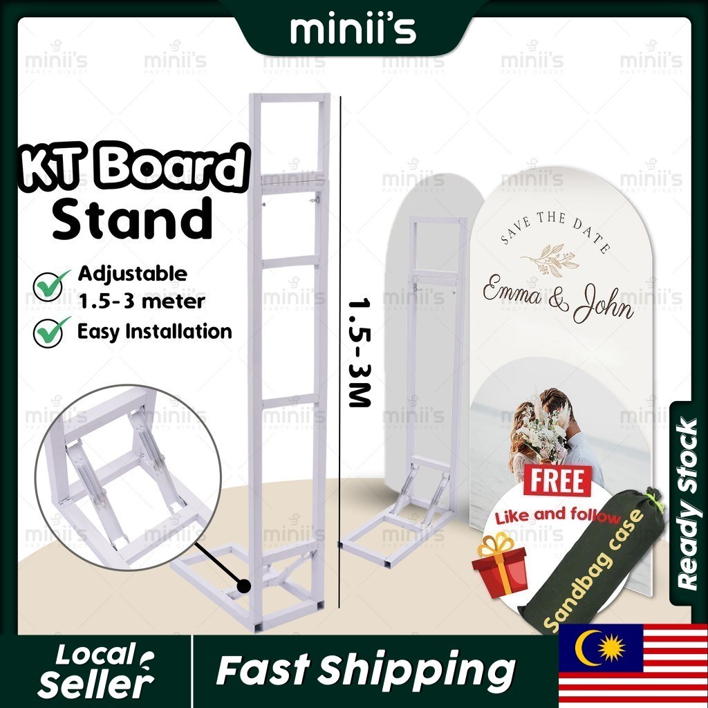 MINIIS KT Board Stand Adjustable Stand KT Board Backdrop Support Stand ...
