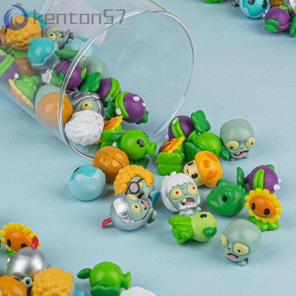 KENTON Plants Vs Zombie Anime Figure, Collection Desktop Model Plant ...