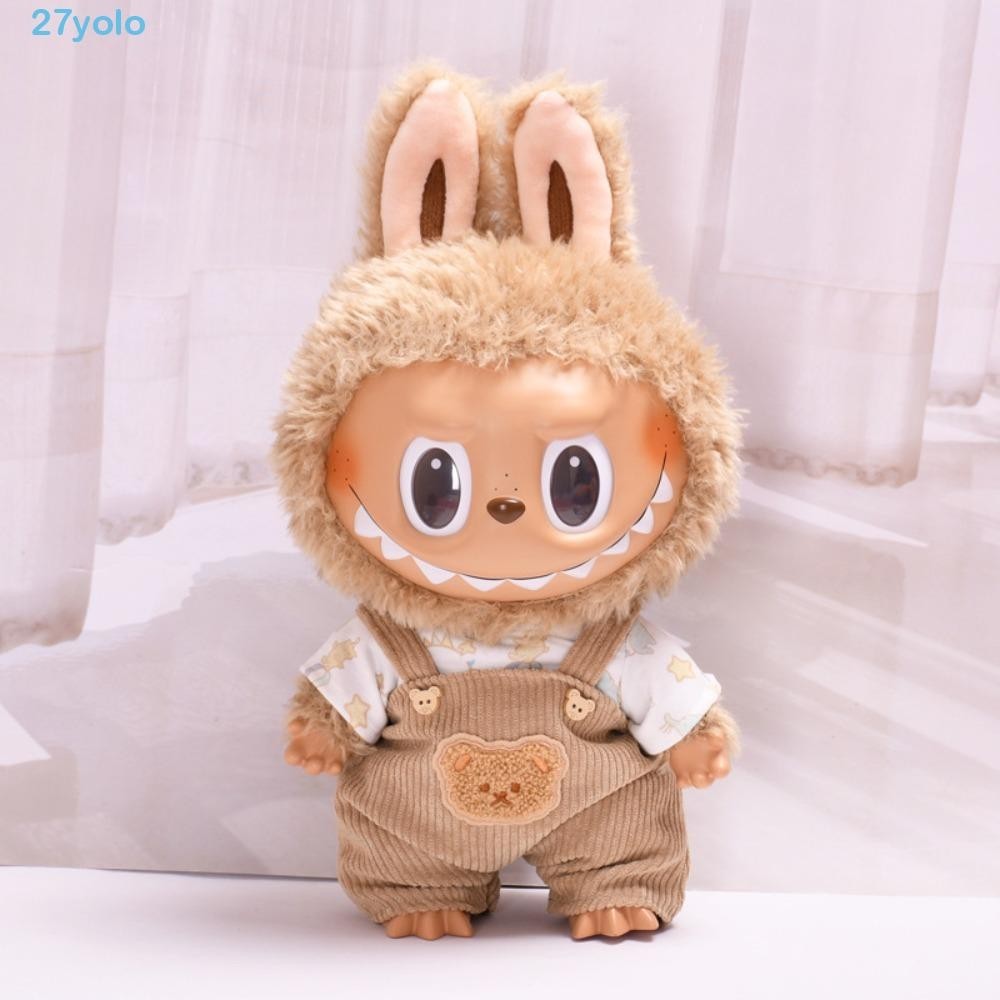 YOLO 38cm Labu Doll Clothes, Suspender Pants Doll Decoration Labubu ...