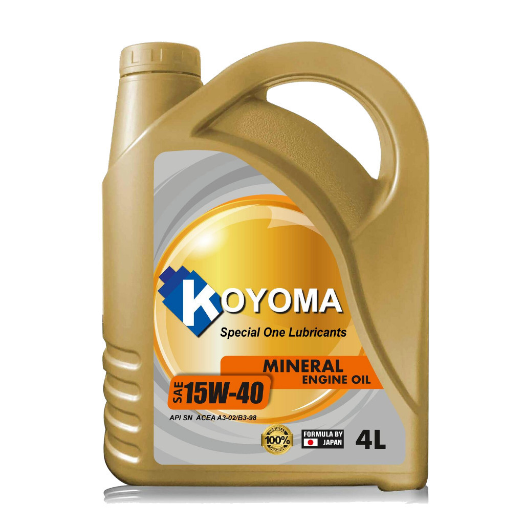 [6 BOTTLE] 100% ORIGINAL OIL KOYOMA 15W40 MINERAL ENGINE OIL API PROTON ...