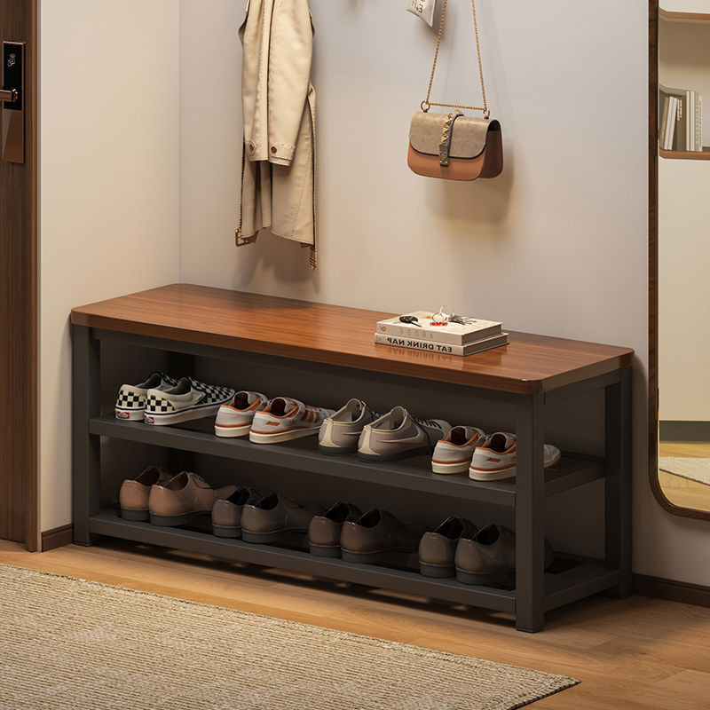 Long bench for household door shoe changing bench can sit on gym ...