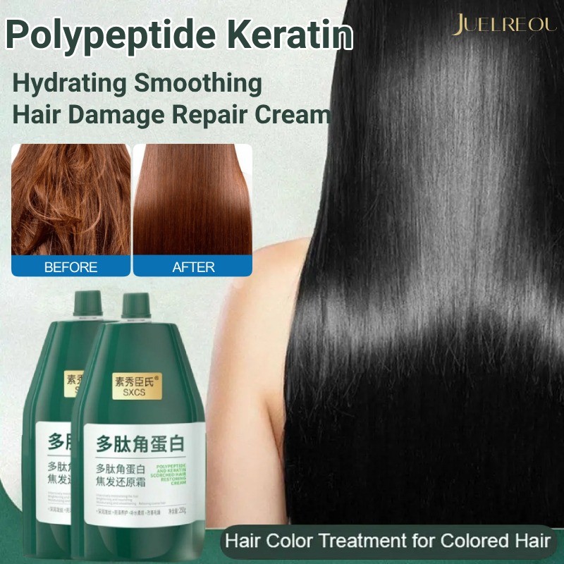 [Repair Damaged/Tangled/Frizzy Hair]Polypeptide Keratin Hydrating ...