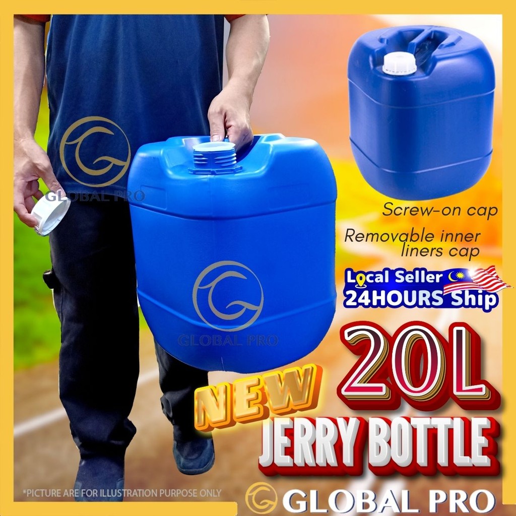 20L Drum Bottle New Container HDPE Bottle Tong Air Besar Bekas Simpan ...