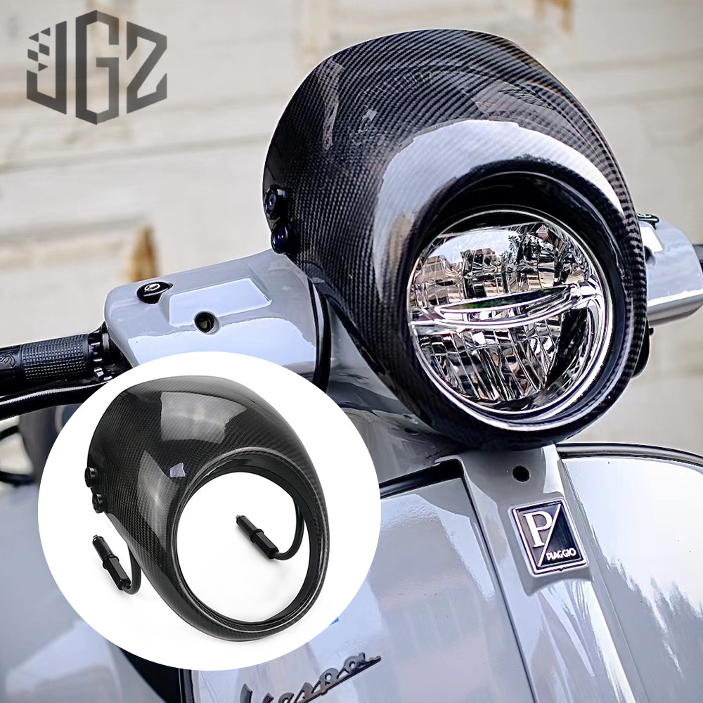 for VESPA GTS 300 2019-2023 2024 Windscreen Motorcycle Genuine Carbon ...