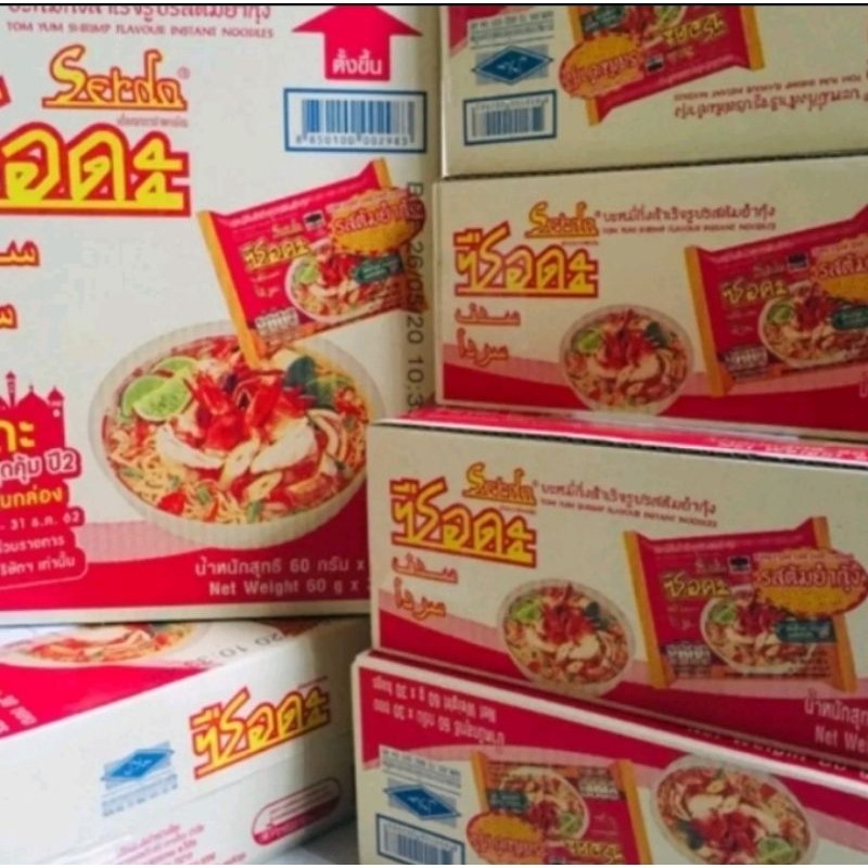 [READY STOCK] Mee Segera Serda Thai Tomyam Flavour (1BOX = 30PCS ...