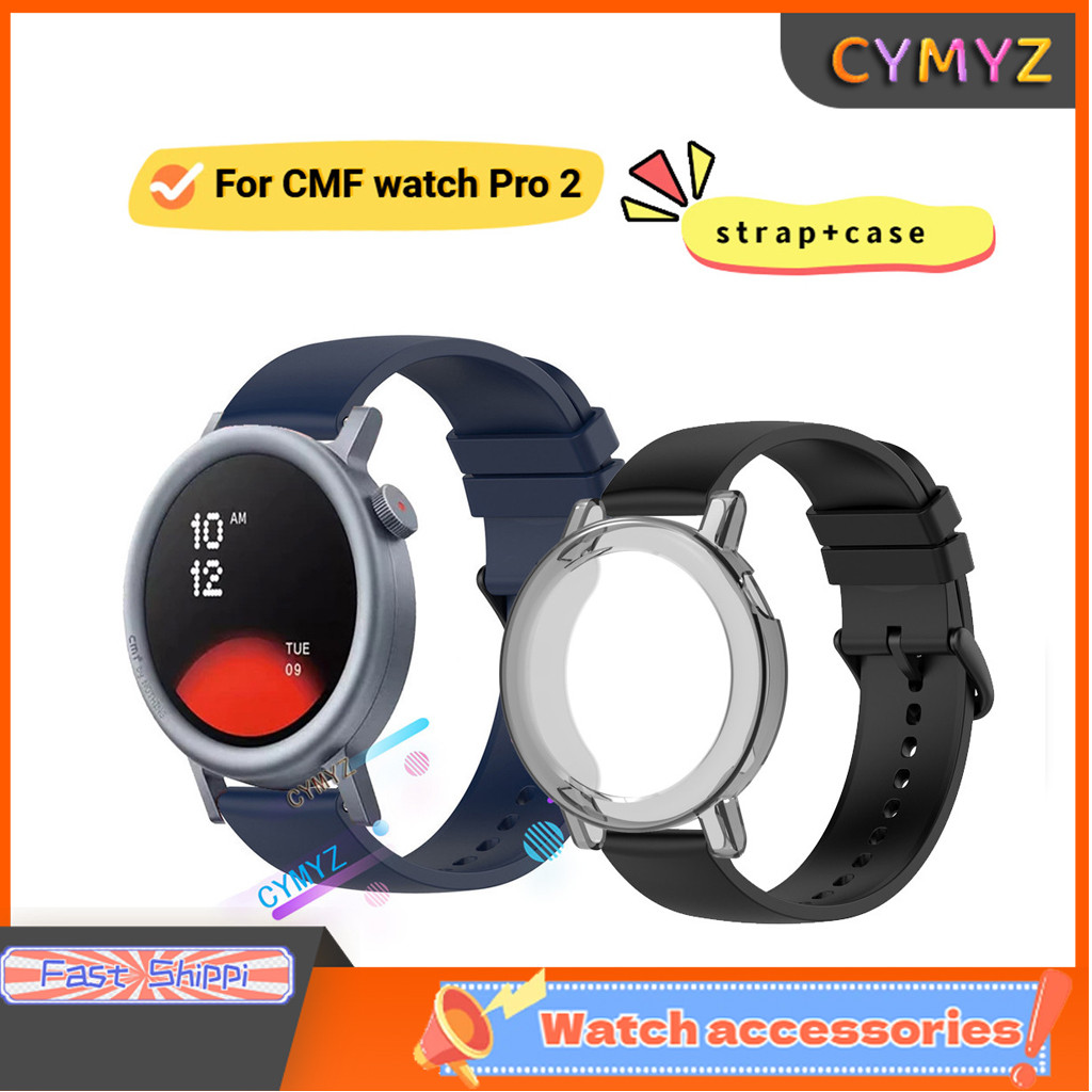 CMF watch pro 2 case Screen protector CMF watch pro 2 strap Silicone ...