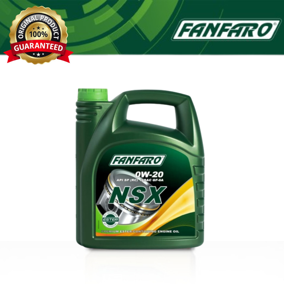 FF6724-4 (MADE IN GERMANY) FANFARO 0W20 NSX Fully Synthetic Engine Oil ...
