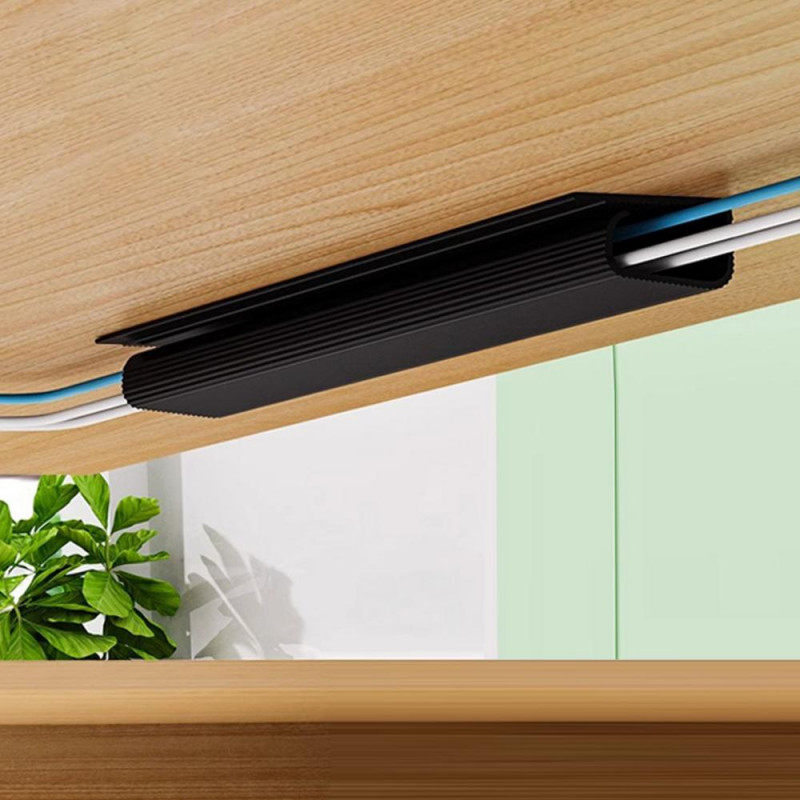 Under The Desk Cable Management Rack Computer Cable Organizer Wire ...