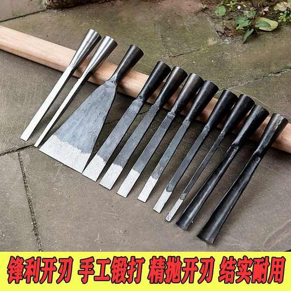 Woodworking Chisel Hand Forging Carving Flower Chisel Set Woodworking ...