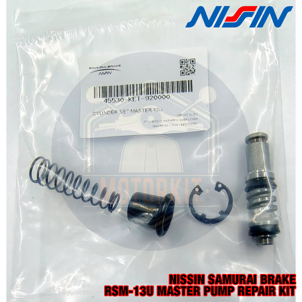 NISSIN SAMURAI BRAKE 100% ORIGINAL CYLINDER SET MASTER PUMP REPAIR KIT ...