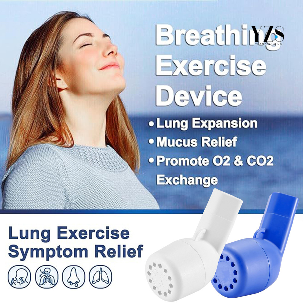 Y-S Lung Exerciser Device Valve Mucus Removal Tool Reusable Compact ...
