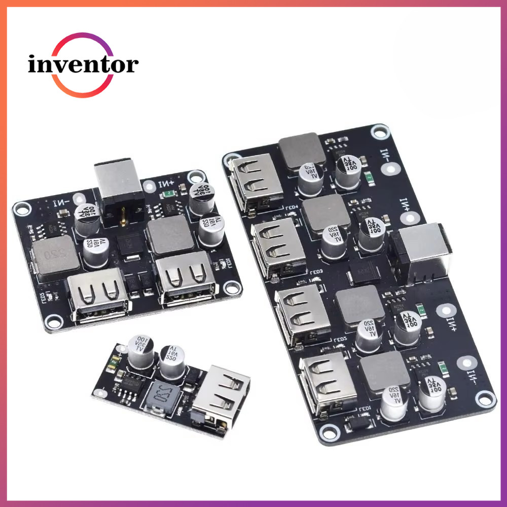 USB QC3.0 QC2.0 USB DC-DC Buck Converter Charging Step Down Module 6-32V 9V 12V 24V to Fast ...