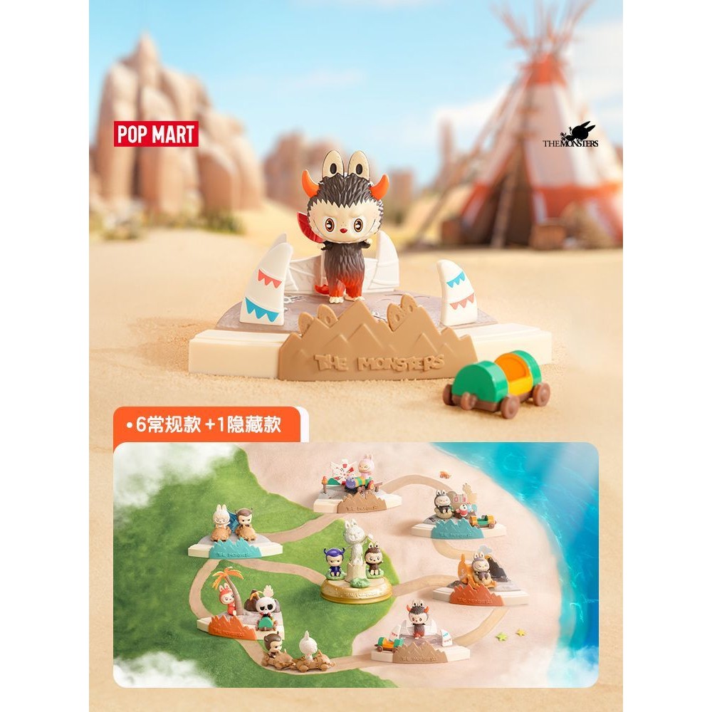 POPMART LABUBU THE MONSTERS Playing Games Scene Sets official art toy ...