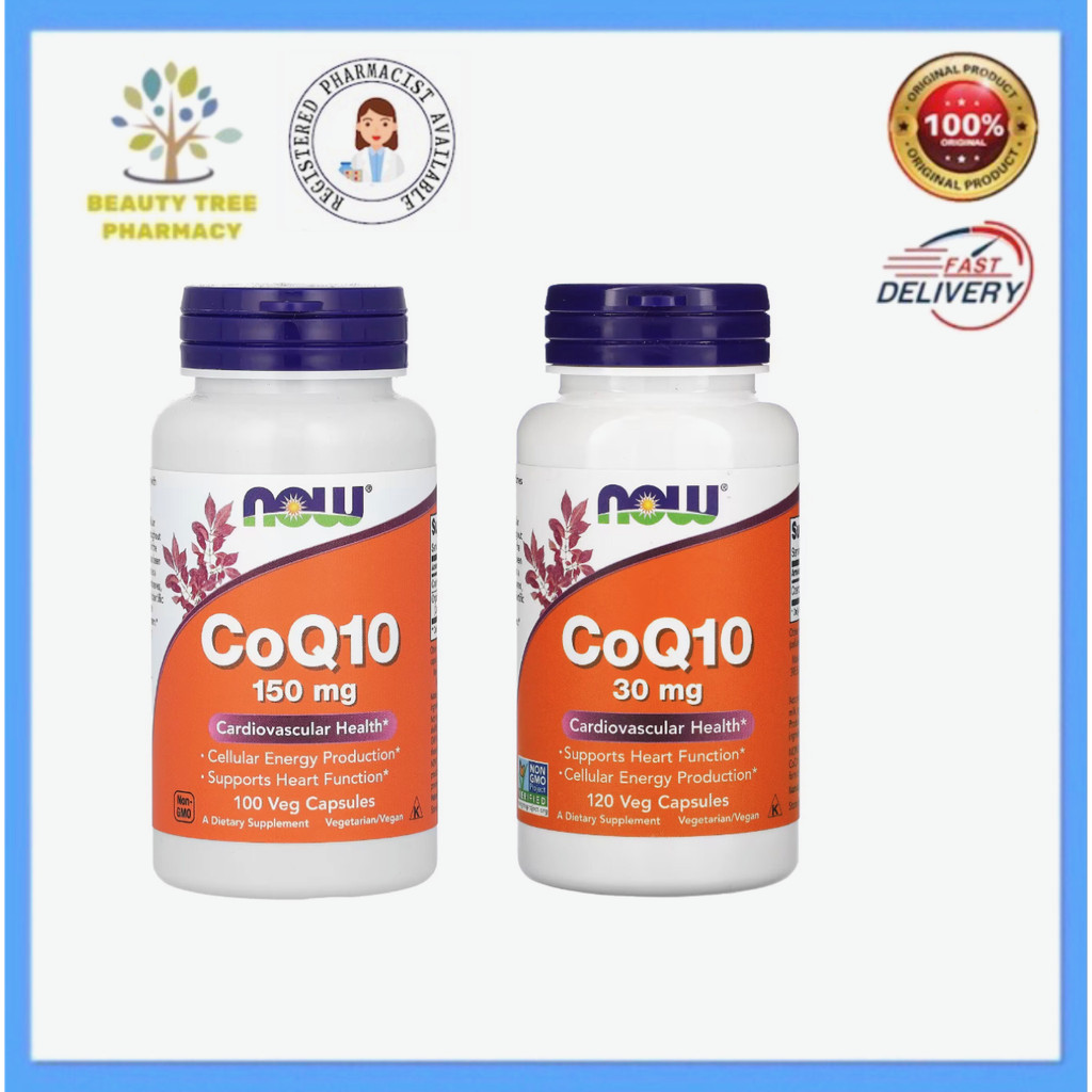 Now Foods CoQ10 30mg / 150mg Veg Capsules | Shopee Malaysia