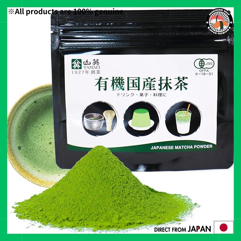 YAMAEI High-grade organic ceremonial matcha tea powder 30g, Made in ...