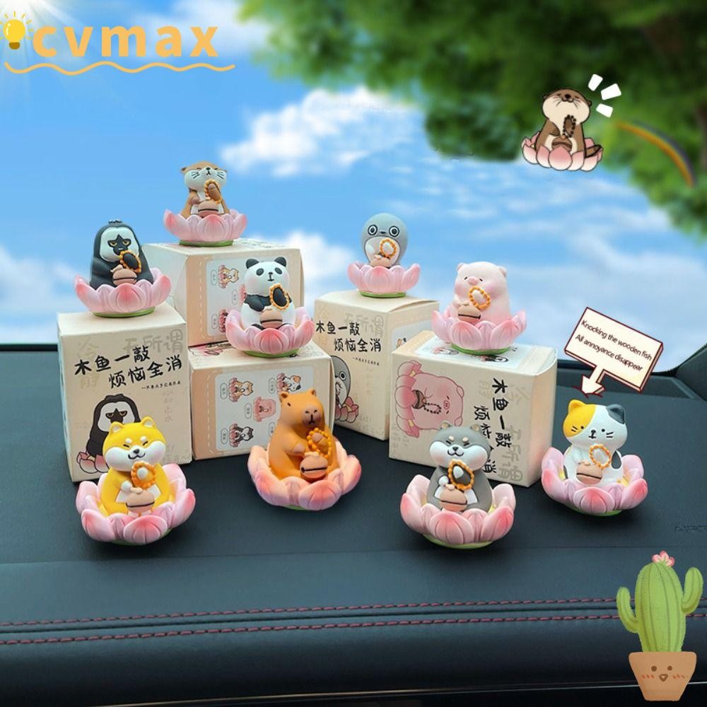 CYMX Miniature Figurines, Resin Good Luck Lotus Decoration Toy ...