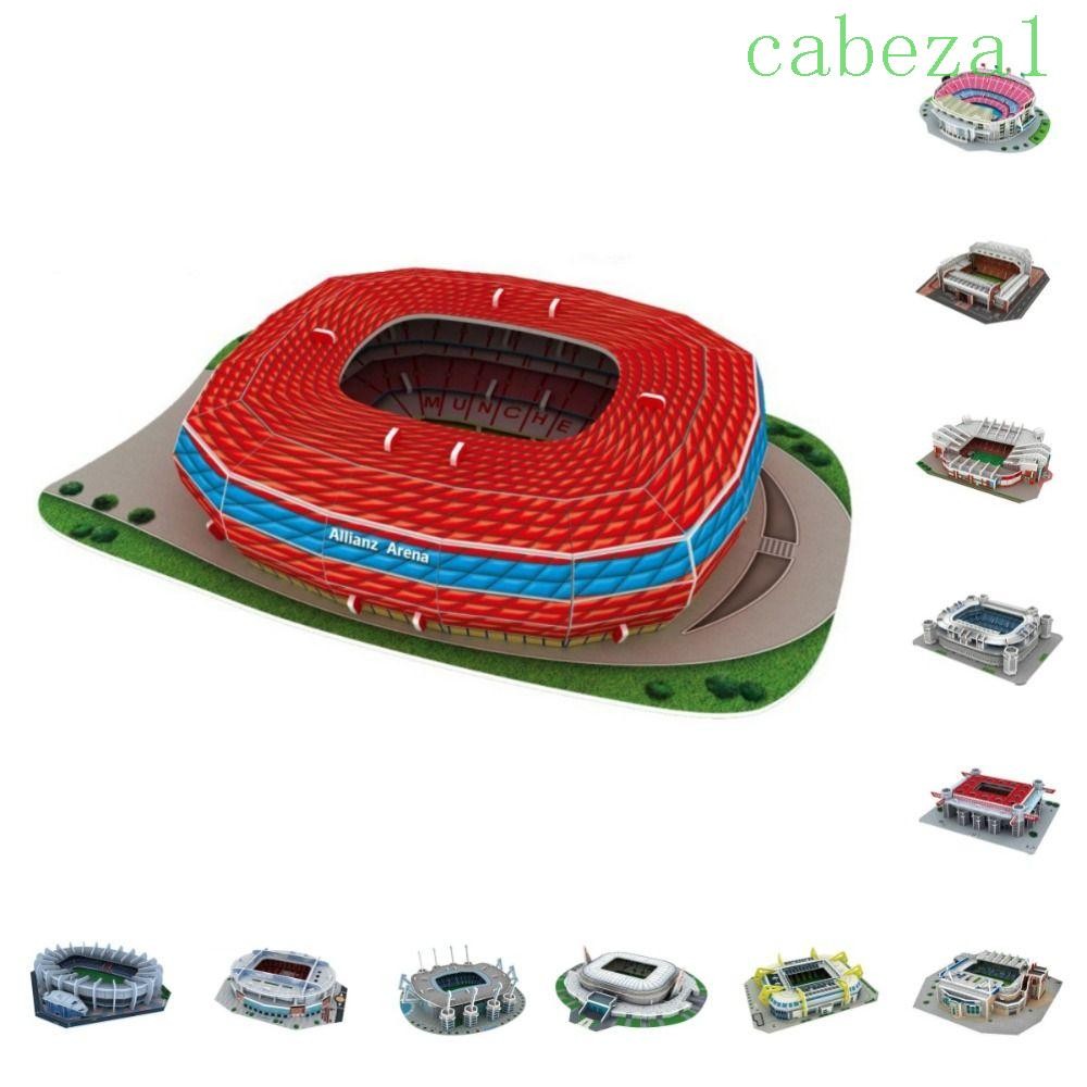 CABEZA 3D Soccer Stadium Puzzle, DIY Model Miniature Football Stadiums ...