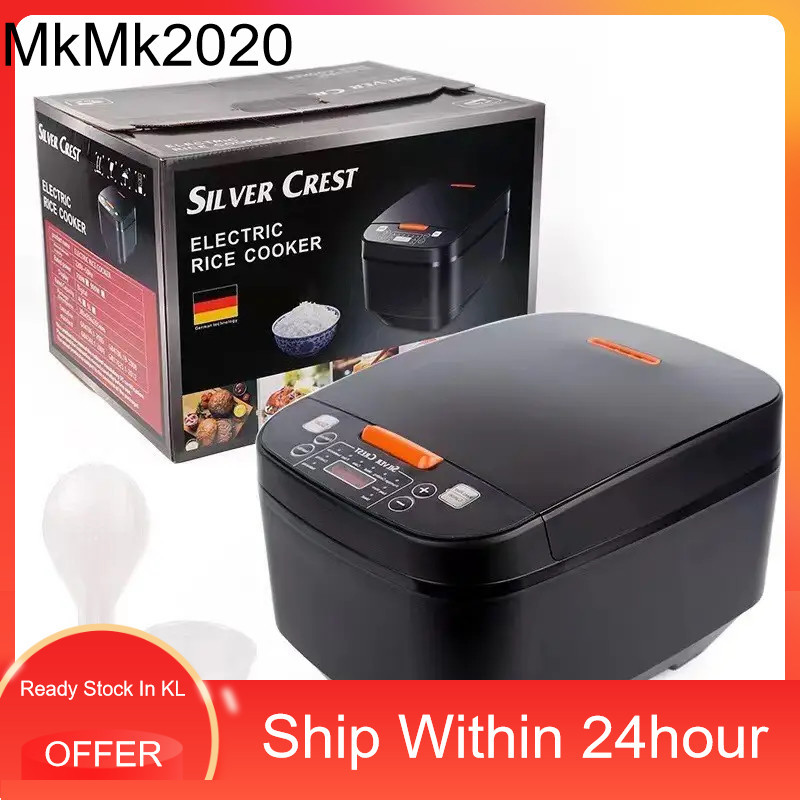 Rice Cooker 5L Multifunction Non Stick Rice Cooker Periuk Nasi Capacity ...