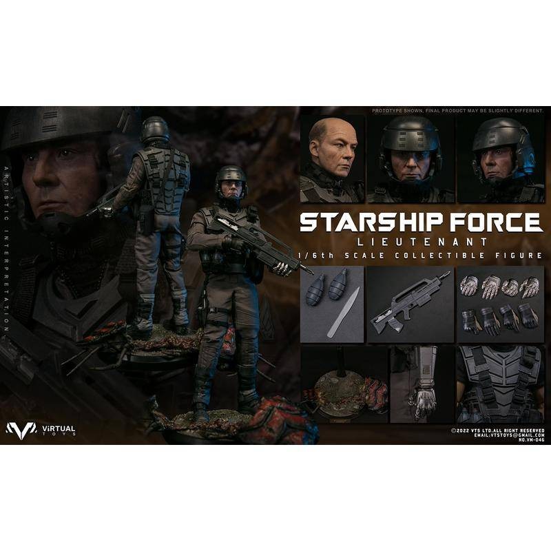 Vts TOYS 1/6 Starship Commando Captain VM-046 Action Figure | Shopee ...