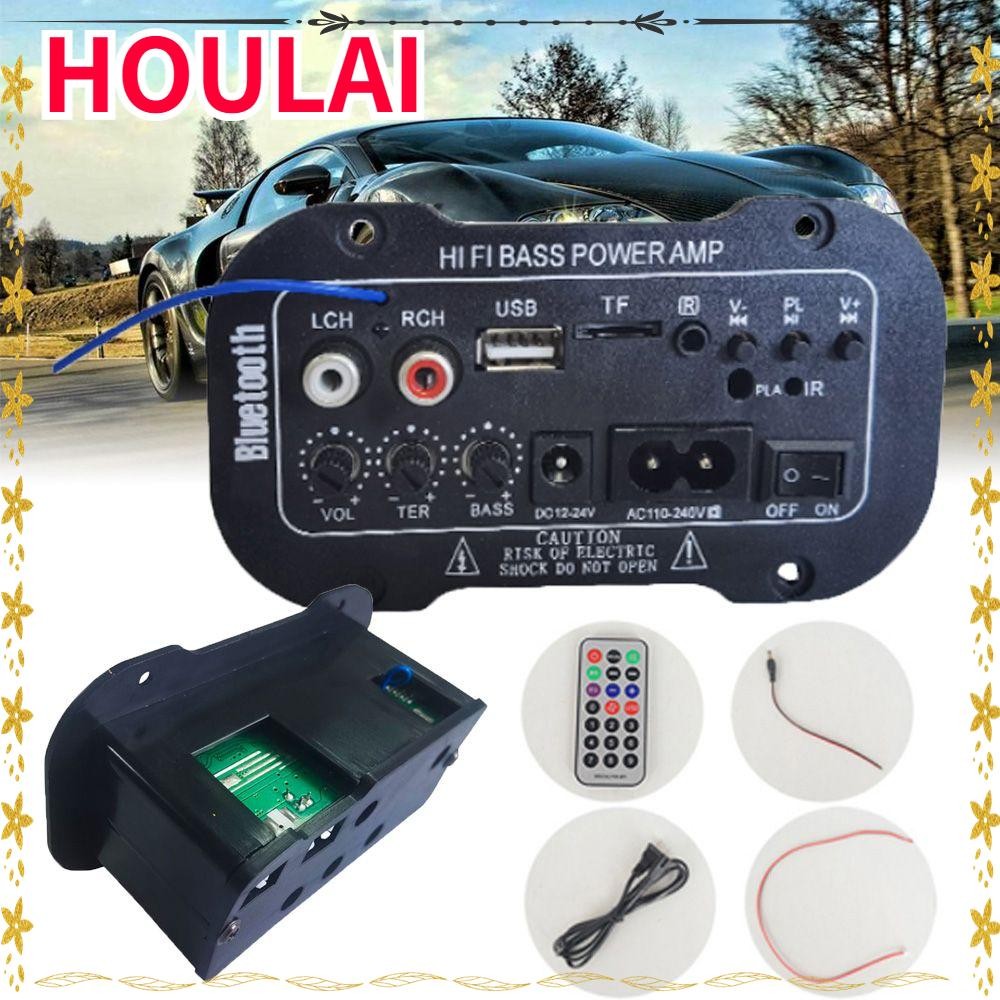 HOULAI Digital Bluetooth Amplifier Board Kit AMP 5 Inch HiFi Bass High ...