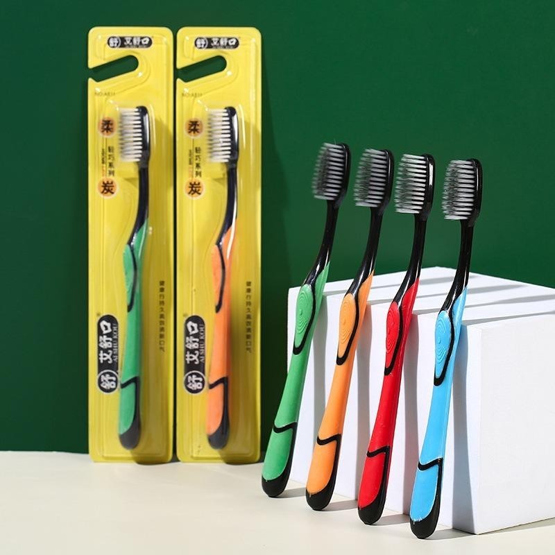 Berus Gigi Cleancare Charcoal Infusion Medium Toothbrush Gums Teeth ...