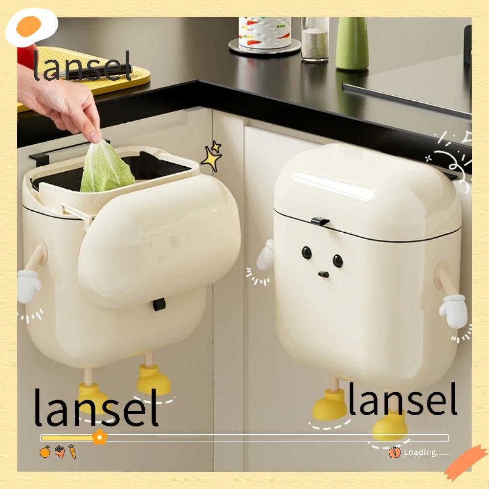 LA Kitchen Trash Can, 9L/12L with Lid Toilet Trash Can, No Bending ...