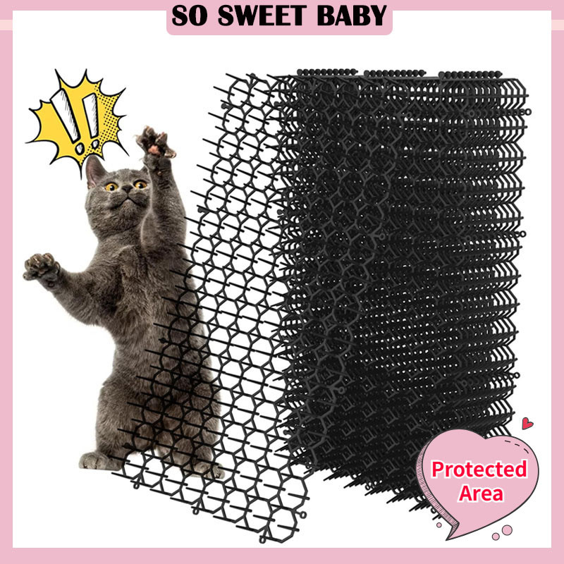 Ready Stock Cat Repellent Mat Cat Scat Spike Mat Animal Repel Mat ...