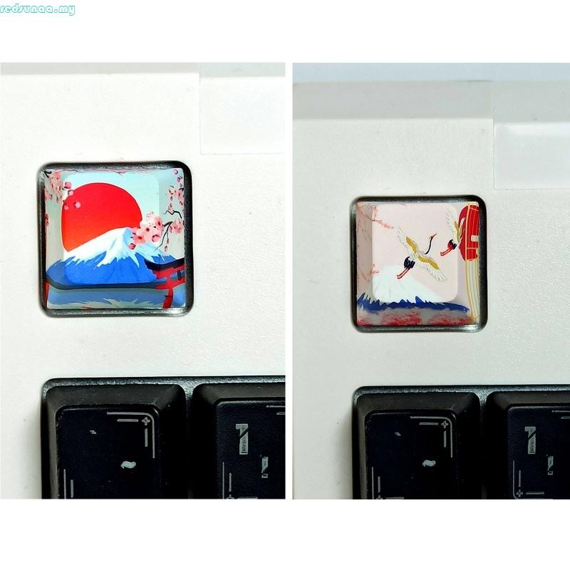 redsunaa PBT R4 Keycap Cherry Profile Dip Dye Sculpture Mechanical ...