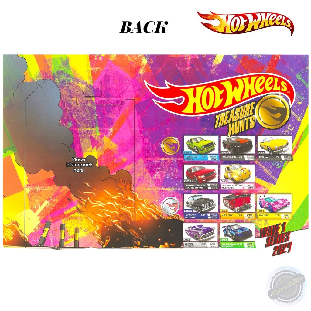 99 SPEEDMART WAVE 1 SERIES 2024 HOT WHEELS T-HUNT A4 POSTER | Shopee ...