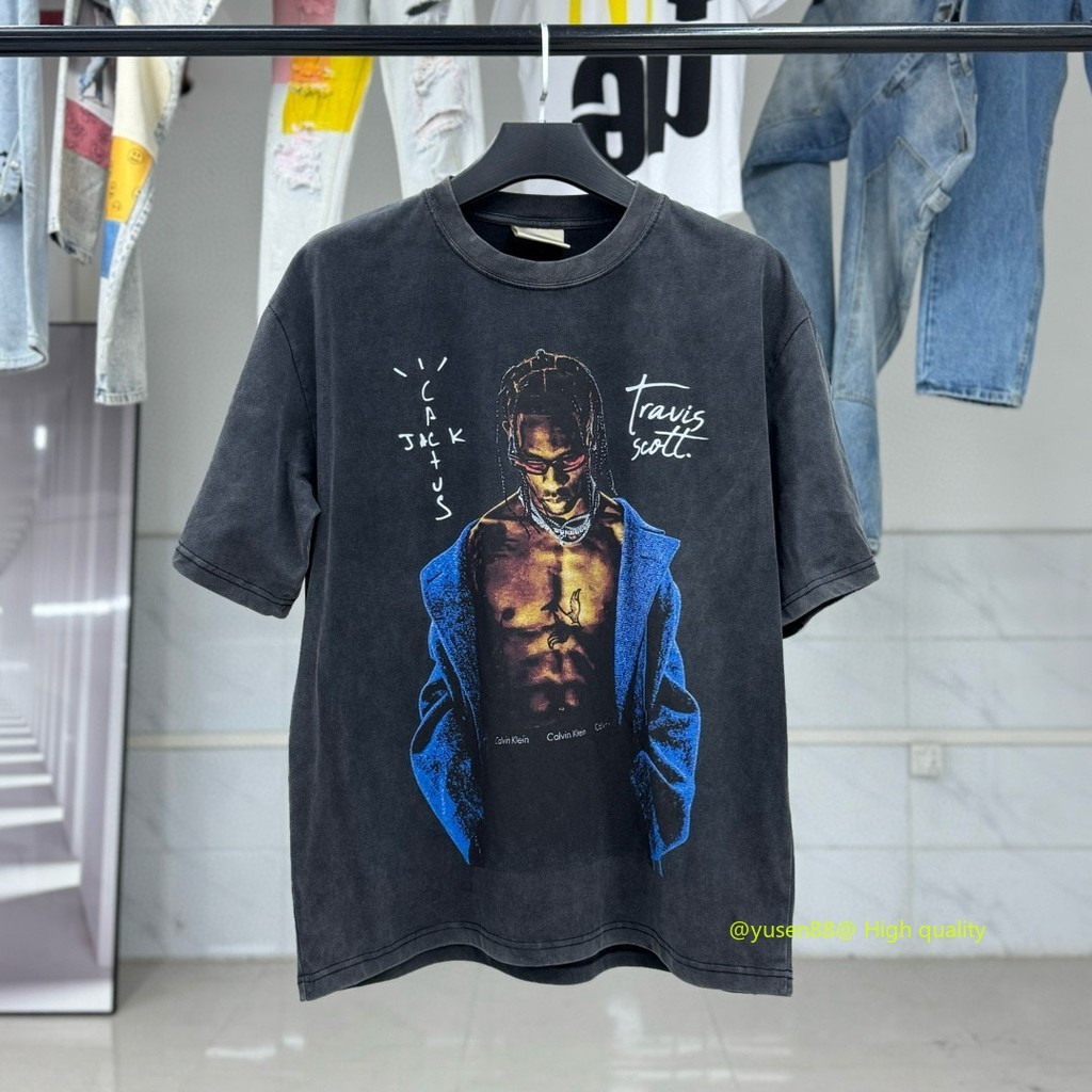 Hot Sale Travis Scott Scott BIG FACE Portrait Performance Limited Funny ...