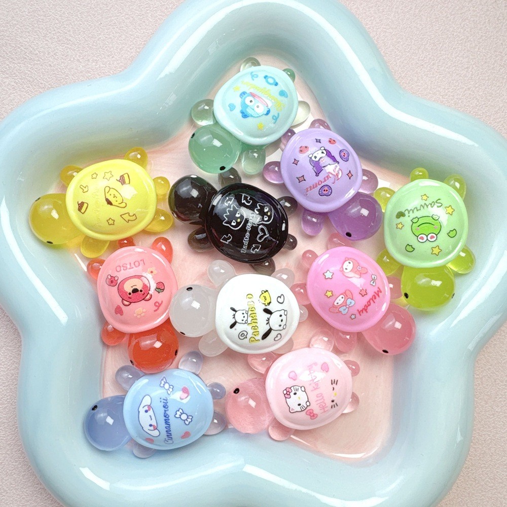 Cartoon Cartoon Luminous Little Turtle Micro Landscape Creative diy ...