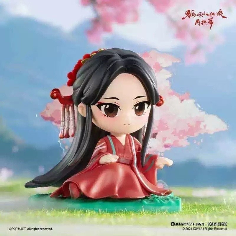 P POPMART Fox Demon Little Matchmaker Moon Red Series Mystery Box Anime ...