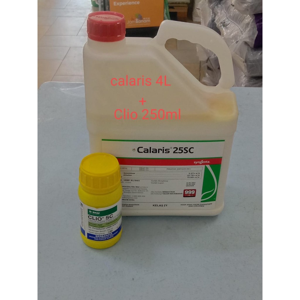 CALARIS 4L RACUN RUMPAI + CLIO 250ML RACUN MATI ANAK BENIH | Shopee ...