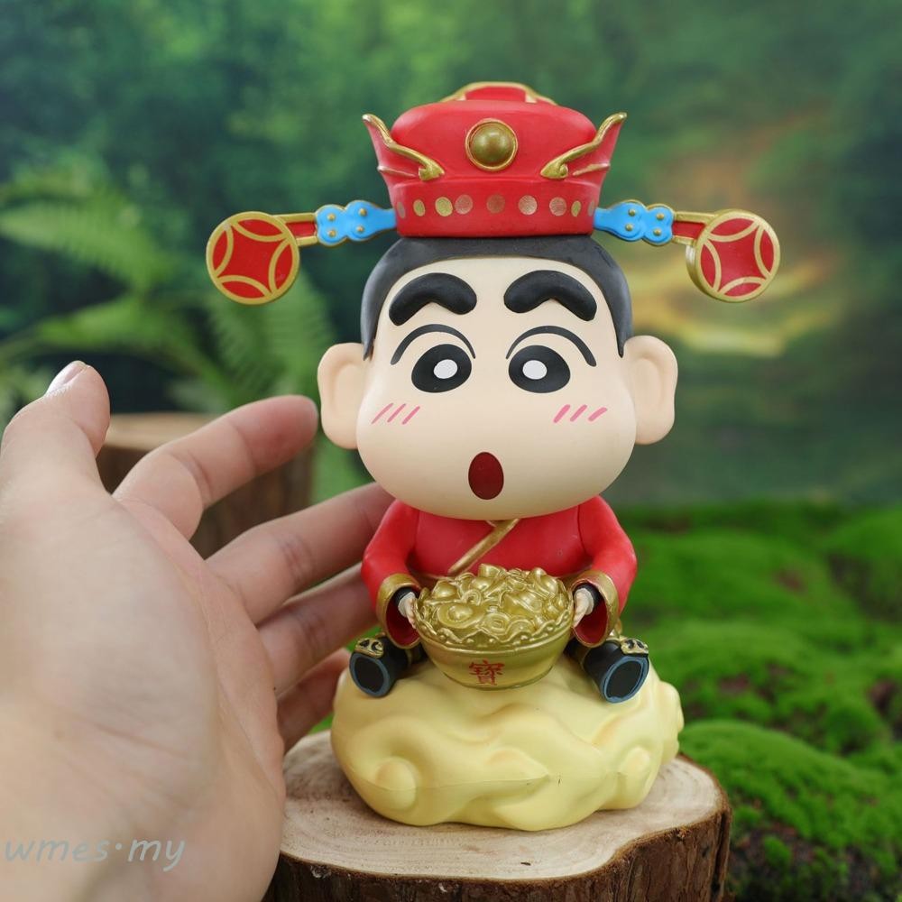 WMES1 Crayon Shin-Chan Figure, God of Wealth Money Bag Crayon Shin-Chan ...