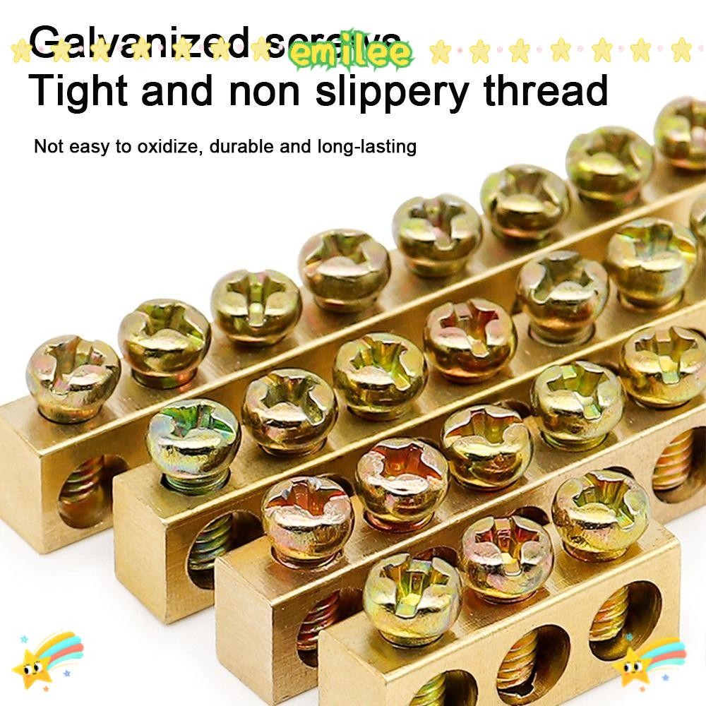 EMILEE Wire Connector, Multi-specification Copper Copper Bar Terminal ...