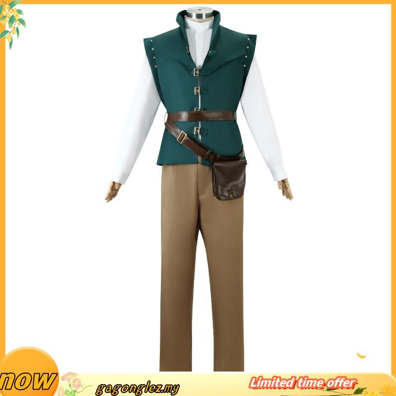 Stylish Flynn Rider Cosplay Outfit With Long Hair For A Perfect Cosplay ...