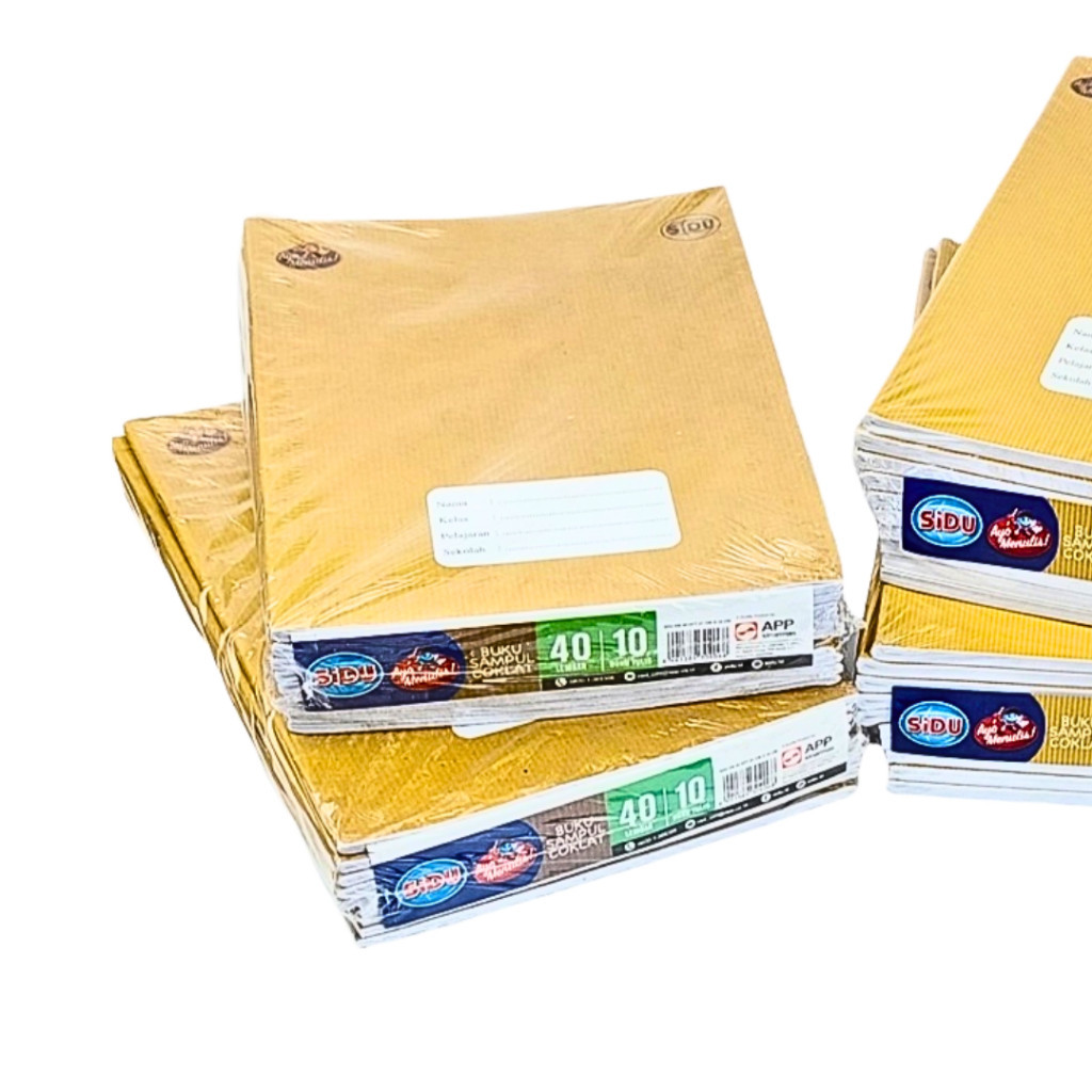 TBMO (NEW) SIDU Kraft Sinar Dunia Writing Book 40 Sheets (1Pack ...
