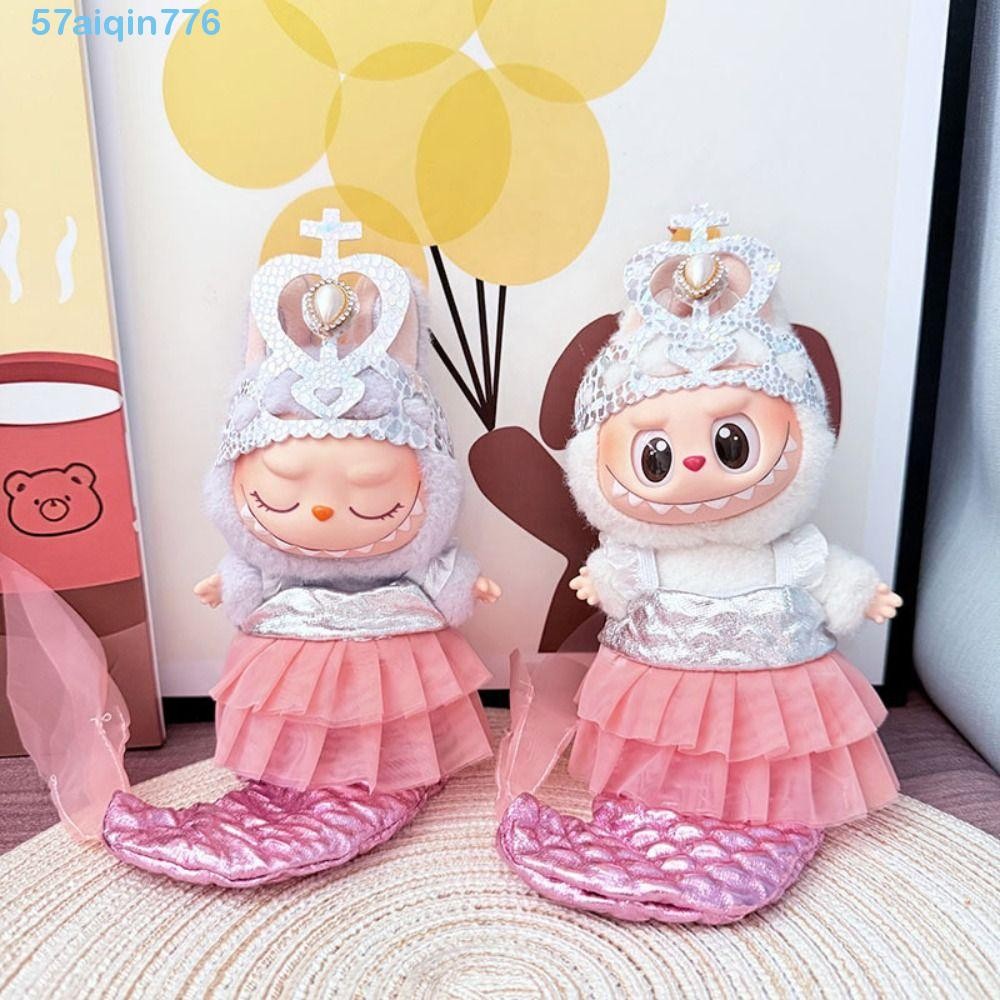 AIQIN Sitting Labubu Time Cloth, Handmade Dress Up Labubu Doll's Suit ...