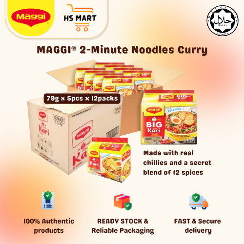 Maggi Kari 1 carton (60packs x 79g) | Shopee Malaysia