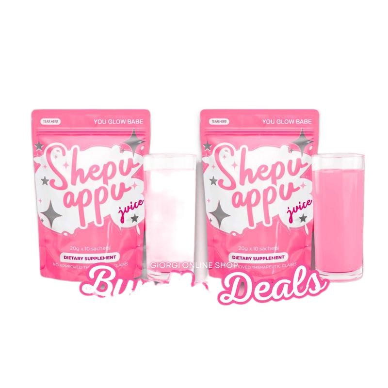 Shepu Appu Juice BUNDLE by YOU GLOW BABE | Whitening Glutathione Anti ...