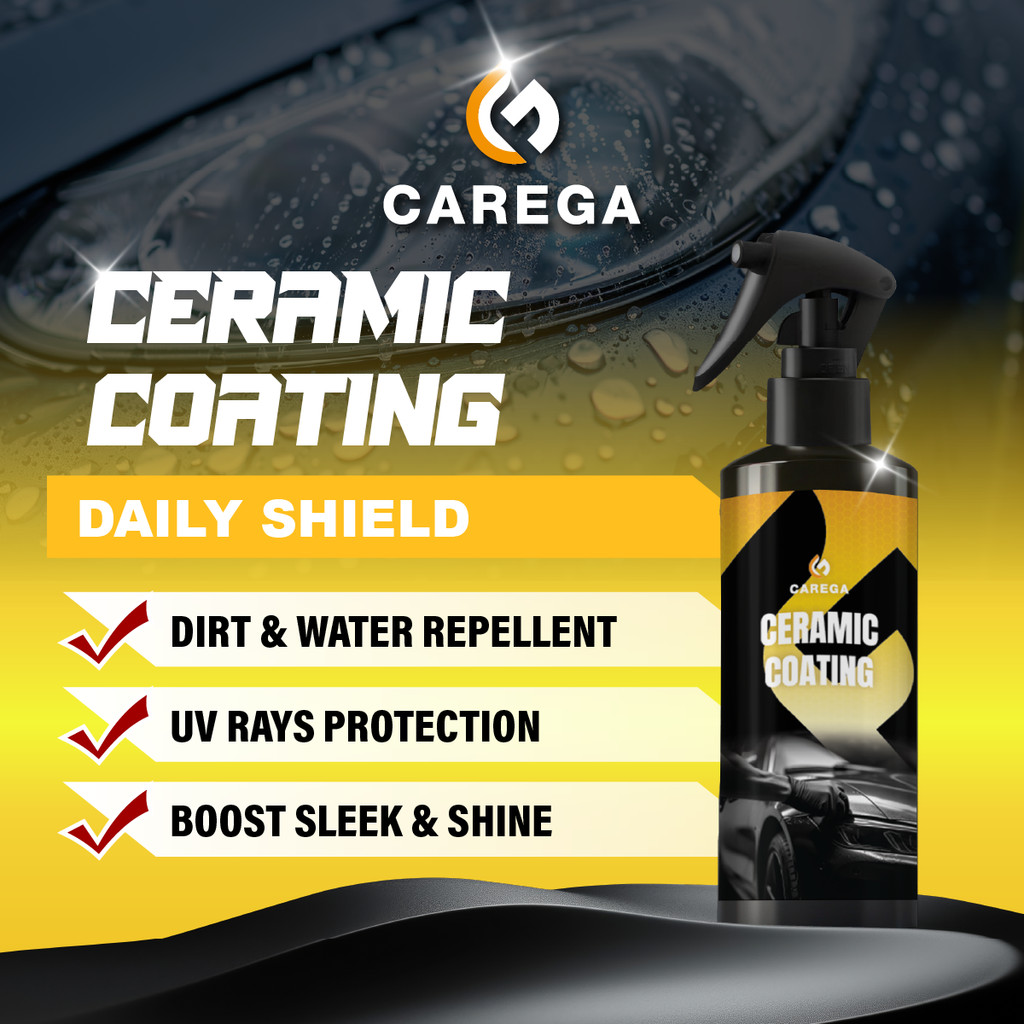 CAREGA Ceramic Coating Plus Quick Water Wax Coating Windscreen Coating Waterproof Nano Car Body ...