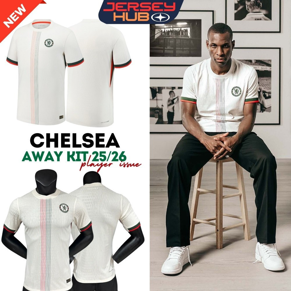 Chelsea Away Jersey 2025-26 Players Issue 1:1 Official Away Home EPL ...